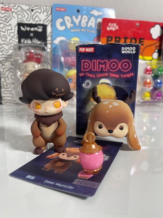 Popmart Dimoo No One Gonna Sleep Tonight - Deer Monster (US) (Neu ...