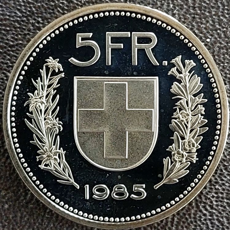 5 Franken 1985 stgl (Neu (gemäss Beschreibung)) in Arch für CHF 12 – mit Lieferung auf Ricardo ...