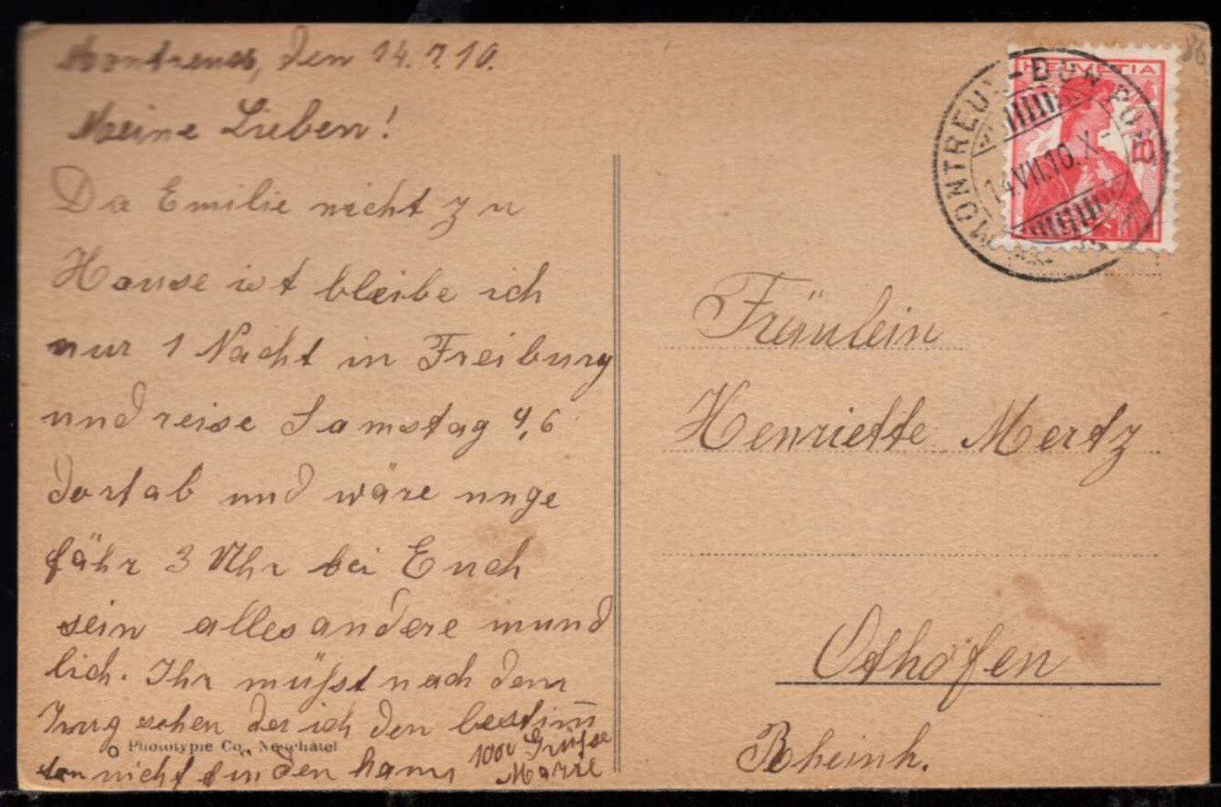 Col de Sonloup - Vue sur les AVANTS - Dent de Jaman 1910 (D'occasion) à ...