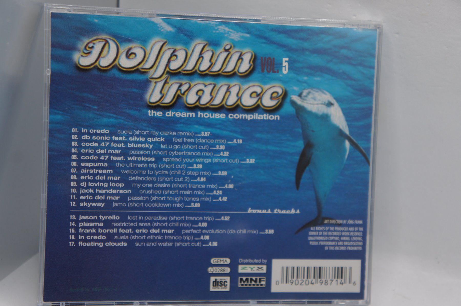 CD DJ Crack – Dolphin Trance Vol. 5 Eric Del Mar Airstream (Gebraucht ...