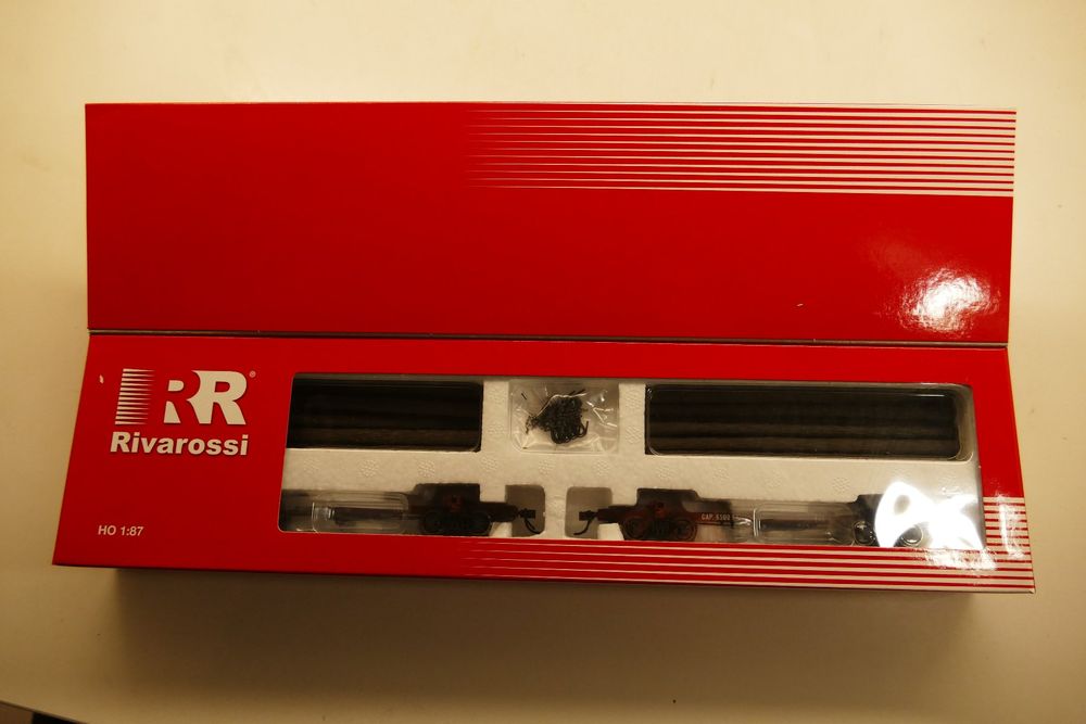 Rivarossi H0: US West Side Lumber Skeleton Log Car Set of 2 | Kaufen ...