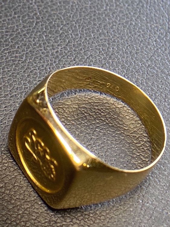 Wappen Gold Ring 18K / 750 Gold (Gebraucht) in Varen für CHF 274 – mit ...
