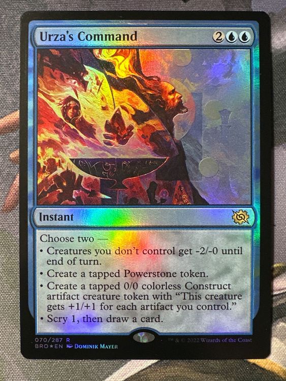 Urza’s Command FOIL 070/287 Brothers War | Kaufen auf Ricardo