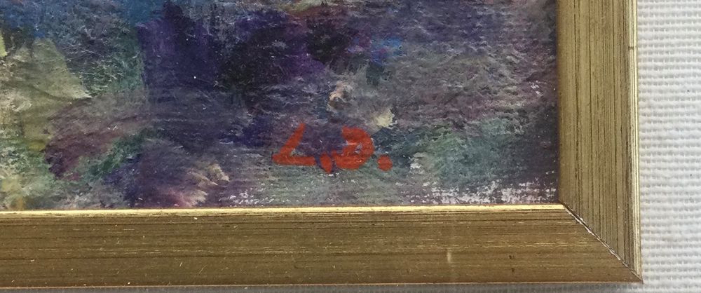 Luigi DIAMANTE (1904-1971) Abstrakte Gemälde Monogrammiert | Kaufen auf Ricardo