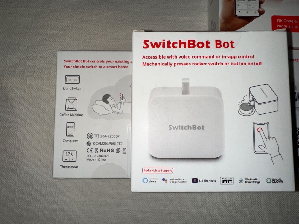SwitchBot Hub mini + 3 Stk. SwitchBot Bot | Kaufen auf Ricardo