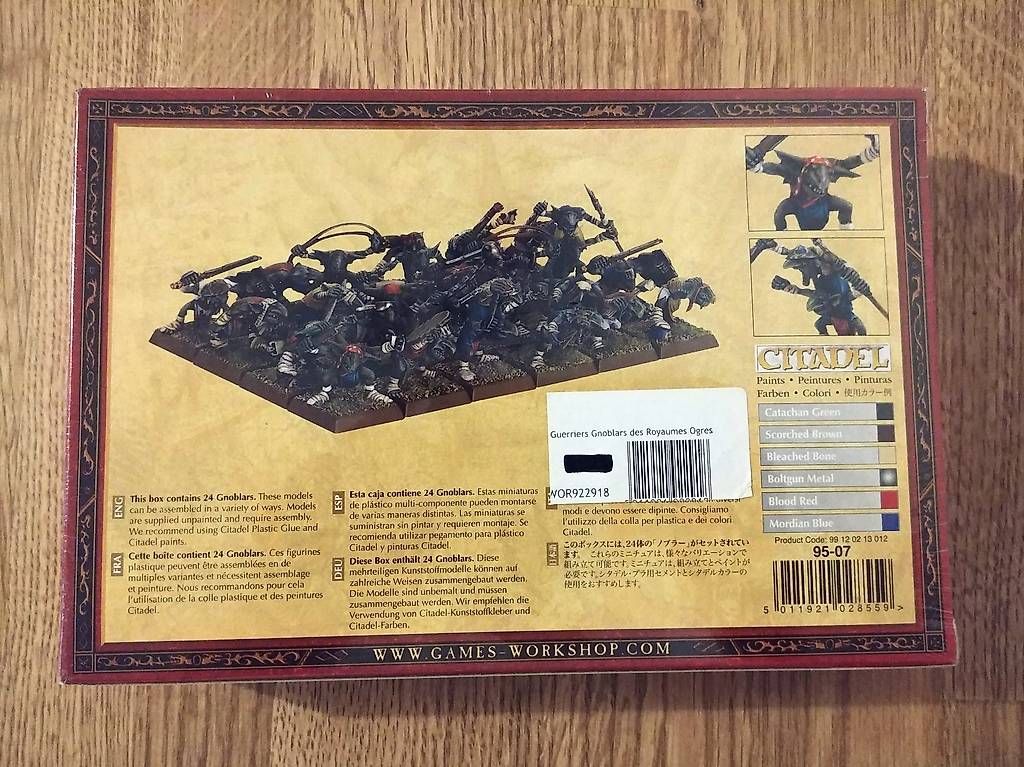 Ogre Kingdoms / Ogor Mawtribes - Gnoblars (sous blister) (Neu und ...