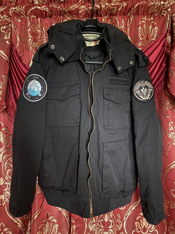 Stargate SG1 Jacke schwarz, Bomberjacke, Memorabilia, Medium (Neu ...