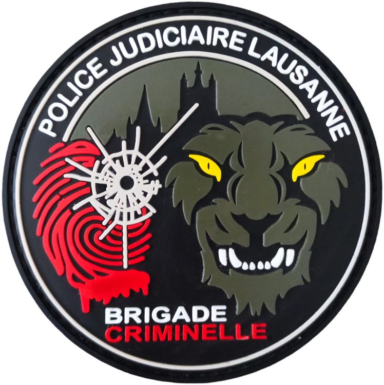 Polizei Judiciaire Lausanne Brigade Criminelle Patch Klett. (Neu und originalverpackt) in ...