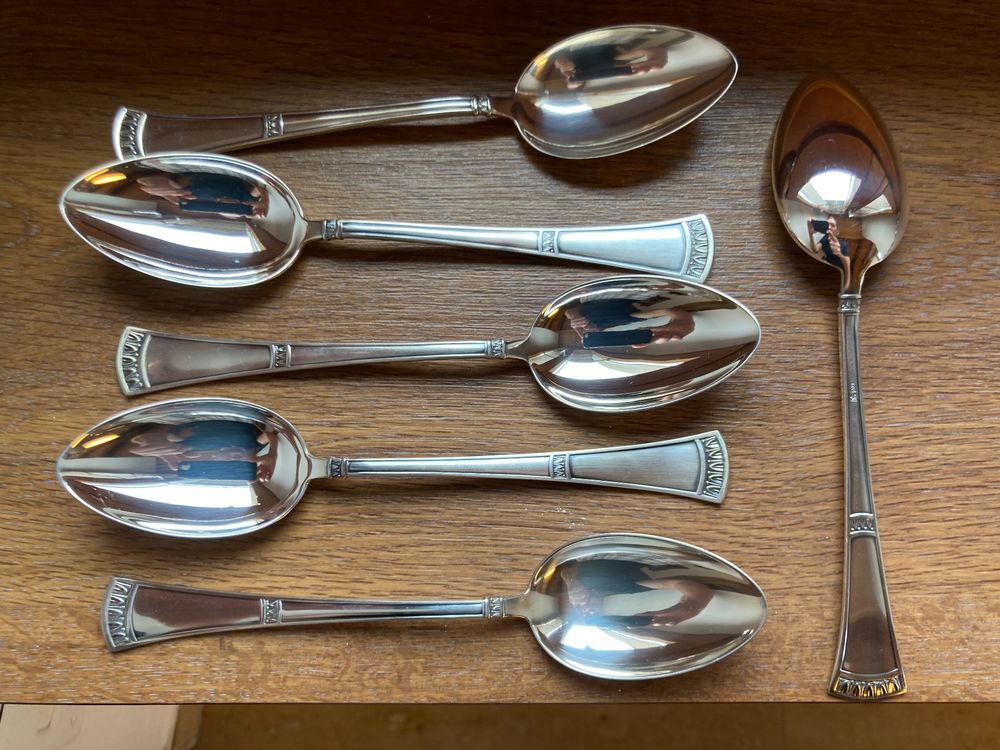 Jezler Palmetten 800er Silberbesteck Löffel Vorspeise | Kaufen auf Ricardo