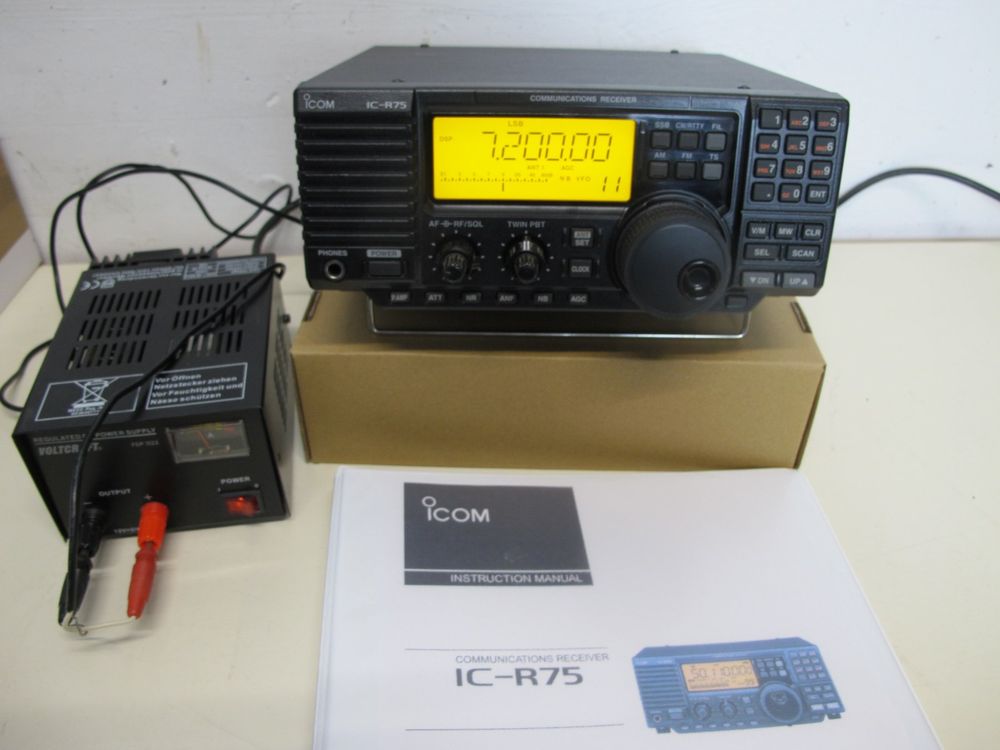 ICOM IC-R 75 DSP KW Receiver (Gebraucht) in Dettighofen für CHF 350 – mit Lieferung auf Ricardo ...