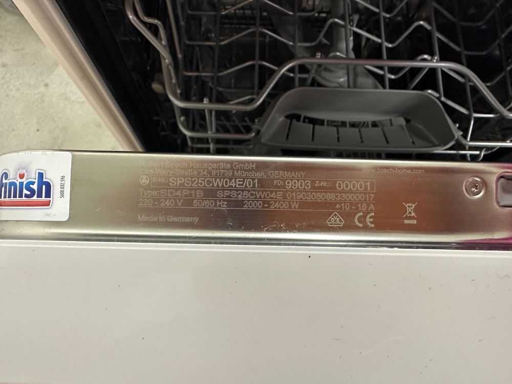BOSCH Geschirrspülmaschine 45cm | Kaufen auf Ricardo