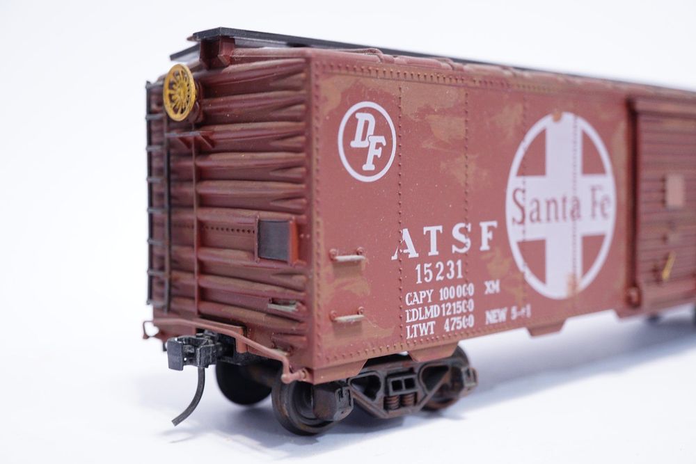 7ß Pola MAX USA Santa Fe Box Car braun #15231 | Kaufen auf Ricardo