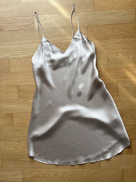 Luna di Seta Seiden Slip Dress, Top Zustand, Gr. S (Neu (gemäss ...