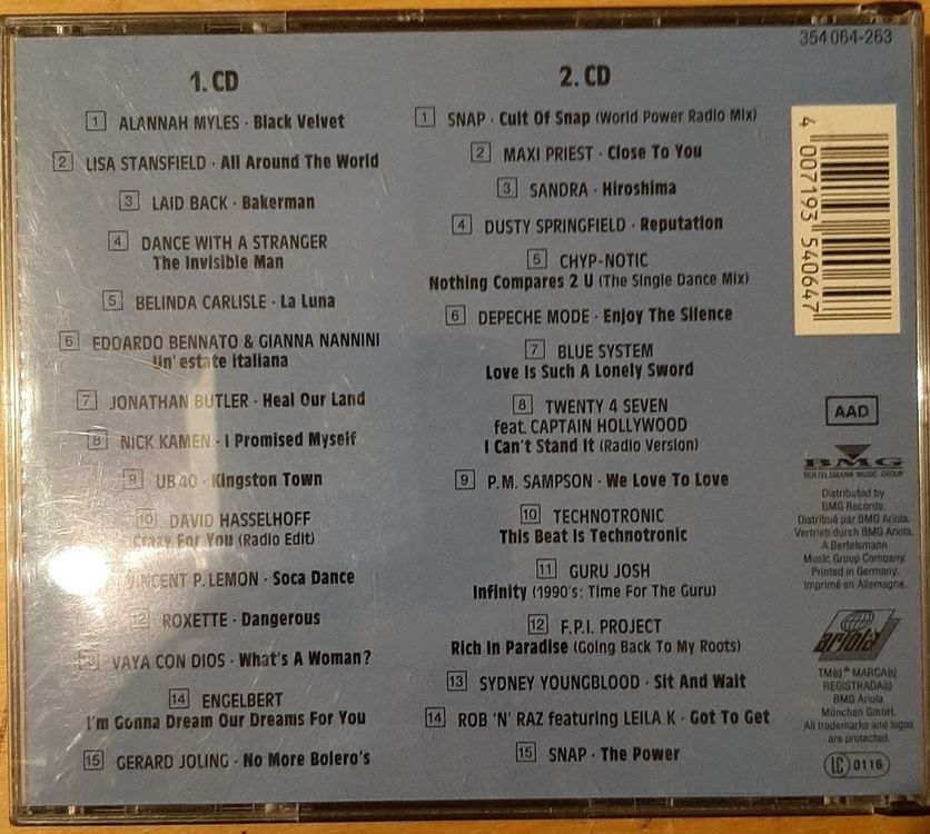 Hits '90 1990 Doppel-CD Compliation - CD Album | Kaufen auf Ricardo