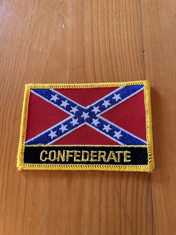 Confederate Südstaaten USA Patch Badge Aufnäher (Gebraucht) in ...