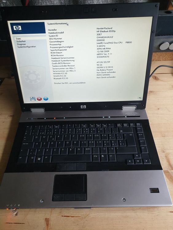 Laptop HP Elitebook 8530p (Gebraucht) in Burgdorf für CHF 34 – mit ...