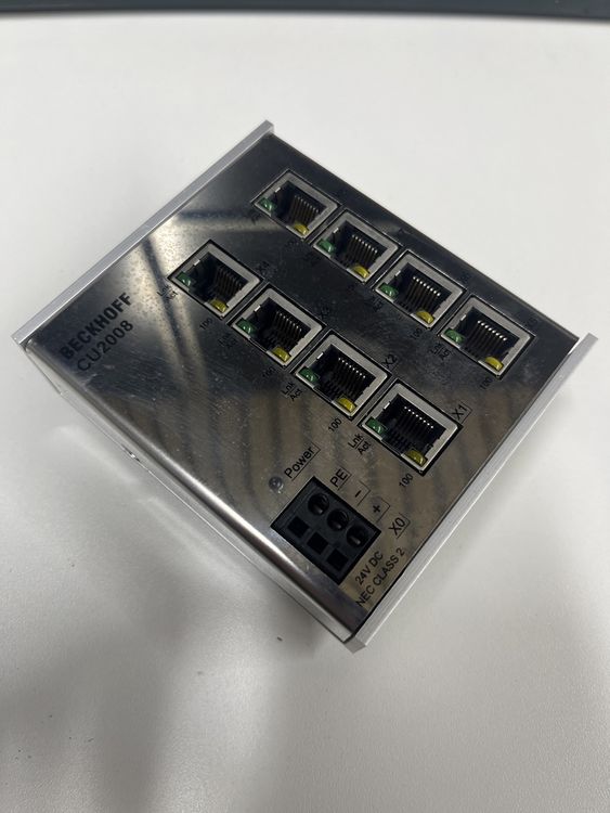 Beclhoff CU2008-0000 industrial network switch (Gebraucht) in ...