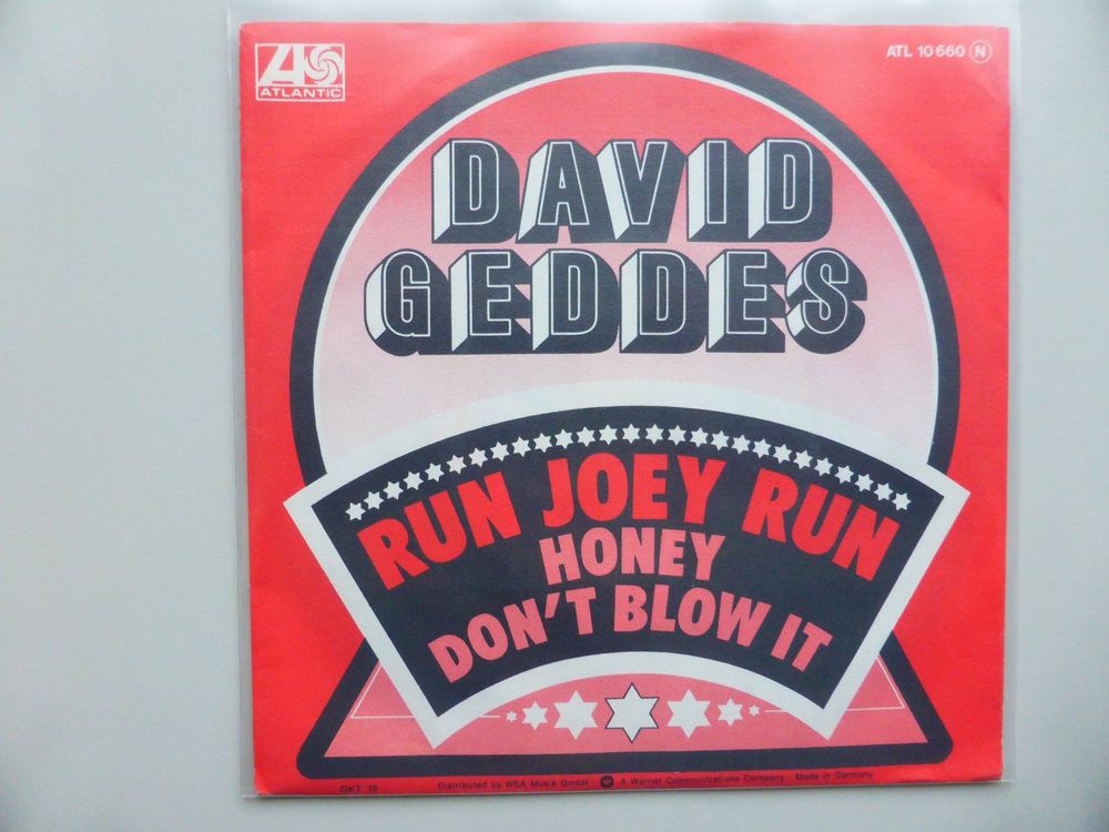 VINYL SINGLE DAVID GEDDES (Gebraucht) in Küssnacht am Rigi für CHF 1.5 ...