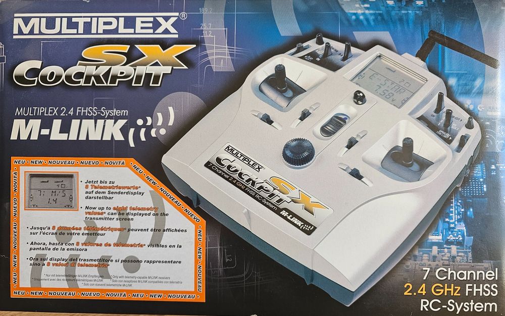 Multiplex COCKPIT SX Action Telemetry M-LINK 100% neuf | Kaufen auf Ricardo