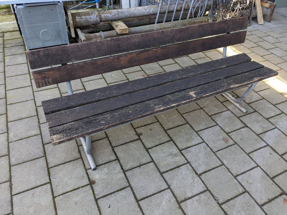 Wertiges Bänkli Gartenbank Parkbank Bank 200cm (Gebraucht) in ...