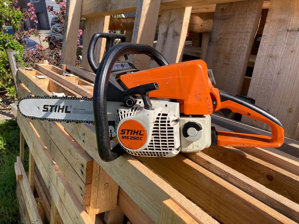 Motorsäge STIHL MS 250 C, Schwert NEU, 40 cm Schnittlänge | Kaufen auf ...