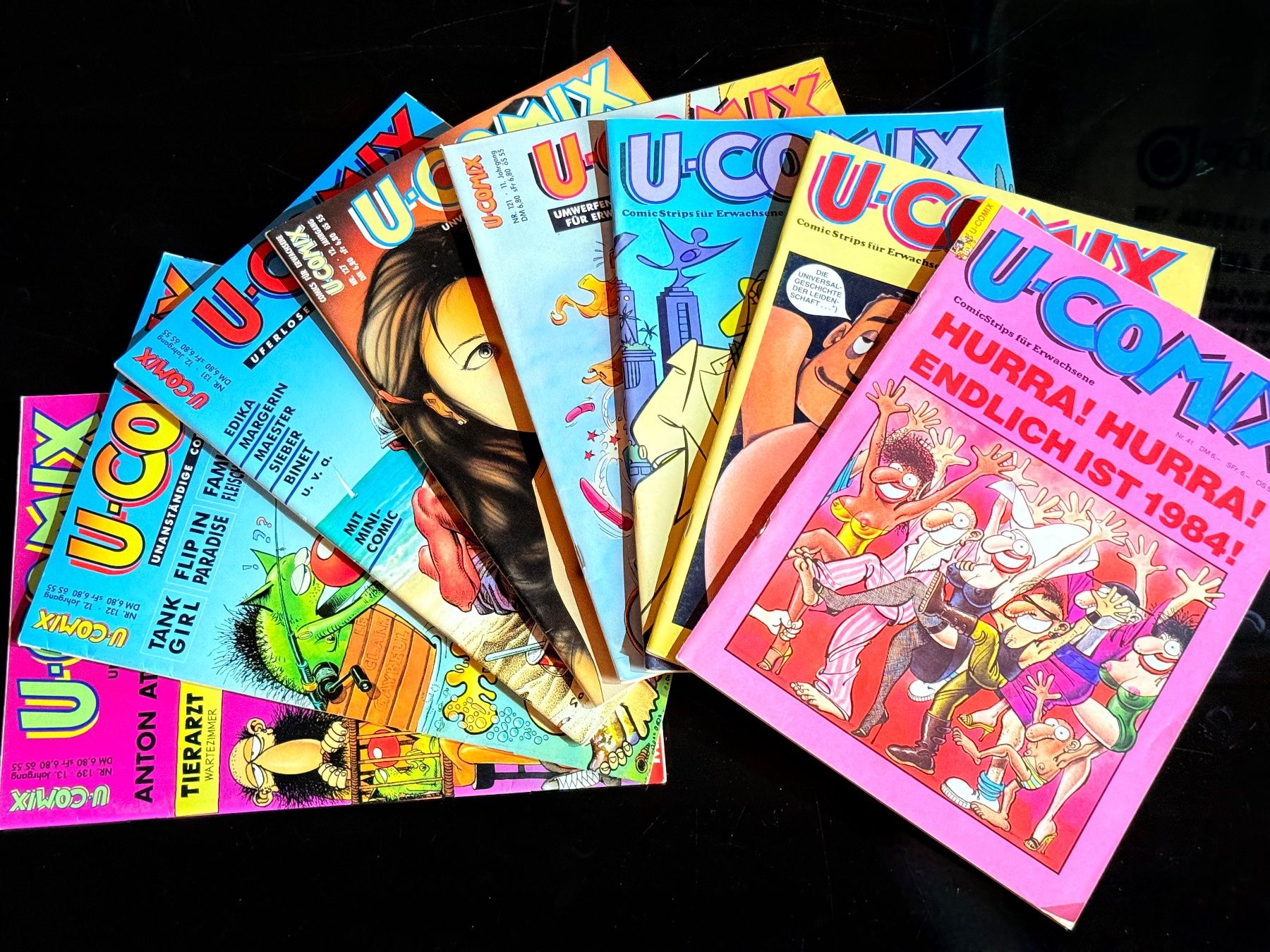 U-Comix 8et Konvolut, diverse Ausgaben, Jahrgang 70er, 80er (Gebraucht) in Zuerich für CHF 30 ...