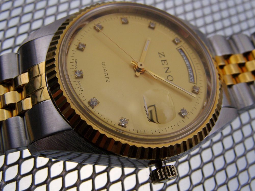 Vintage Day-Date Uhr, ungetragen, aus dem Hause Zeno-Basel (Neu (gemäss ...