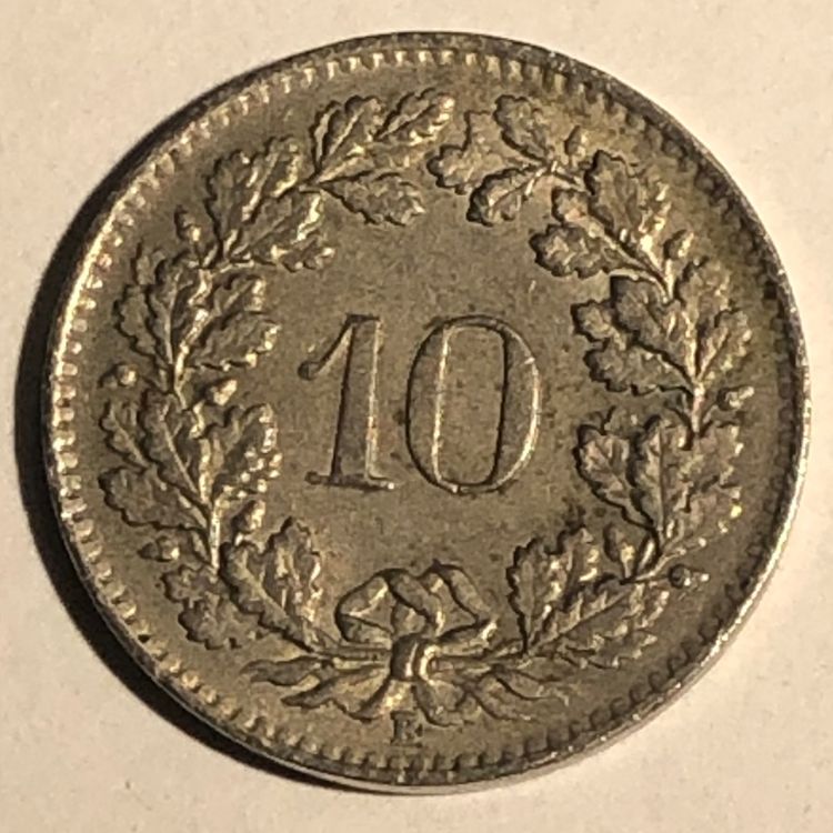 10 Rappen 1962 (Gebraucht) in Wettingen für CHF 1 – mit Lieferung auf Ricardo kaufen