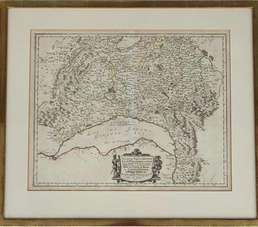 Antike Landkarte Bern /Fribourg (Gebraucht) in Root für CHF 160 – mit Lieferung auf Ricardo kaufen