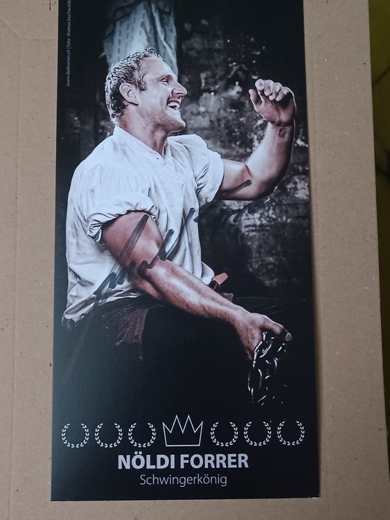 Nöldi Forrer - Schwingerkönig original signiert | Kaufen auf Ricardo