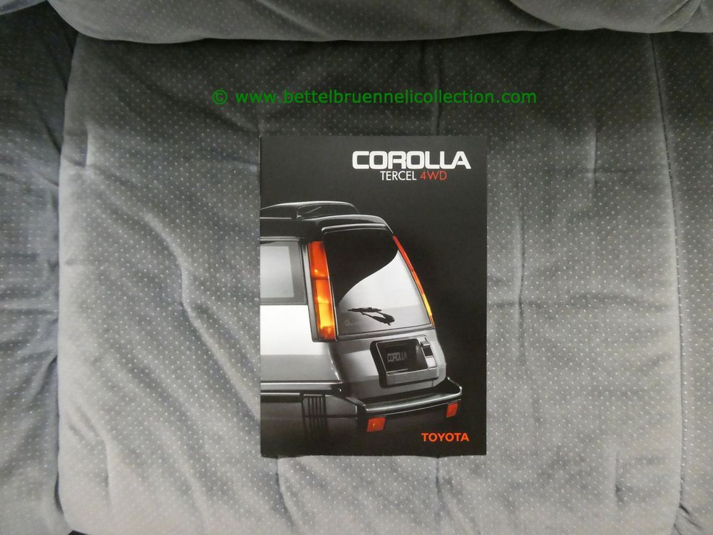 Toyota Corolla Tercel 4WD 1989/02 Prospekt d/i/f | Kaufen auf Ricardo