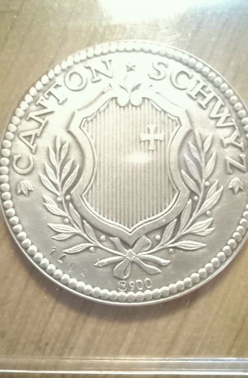 100 Batzen Kanton Schwyz 700 Jahre Eidgenossenschaft 1991 (Gebraucht ...