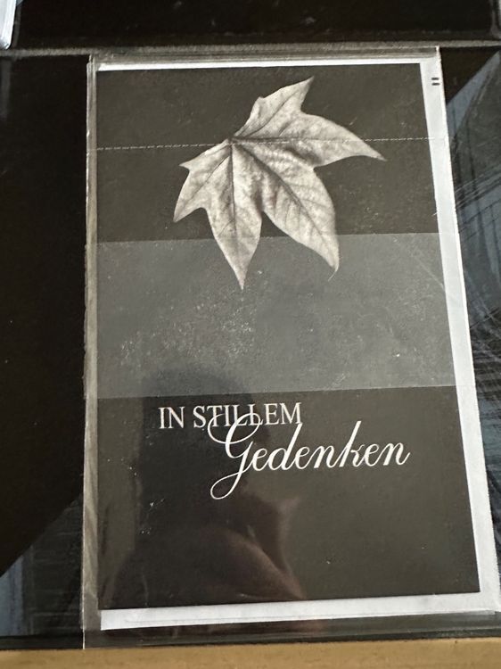 Trauer Karte Anteilnahme Beileid Mitgefühl Karten (Neu und ...