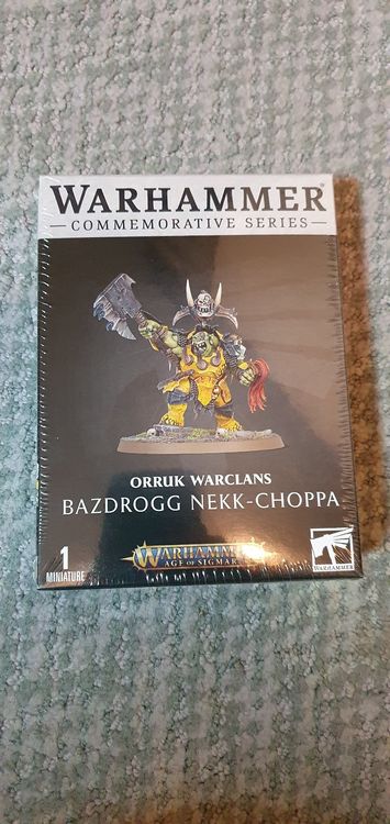 Warhammer Age of Sigmar Ironjawz Bazdrogg Nekk-Choppa (Neu und ...