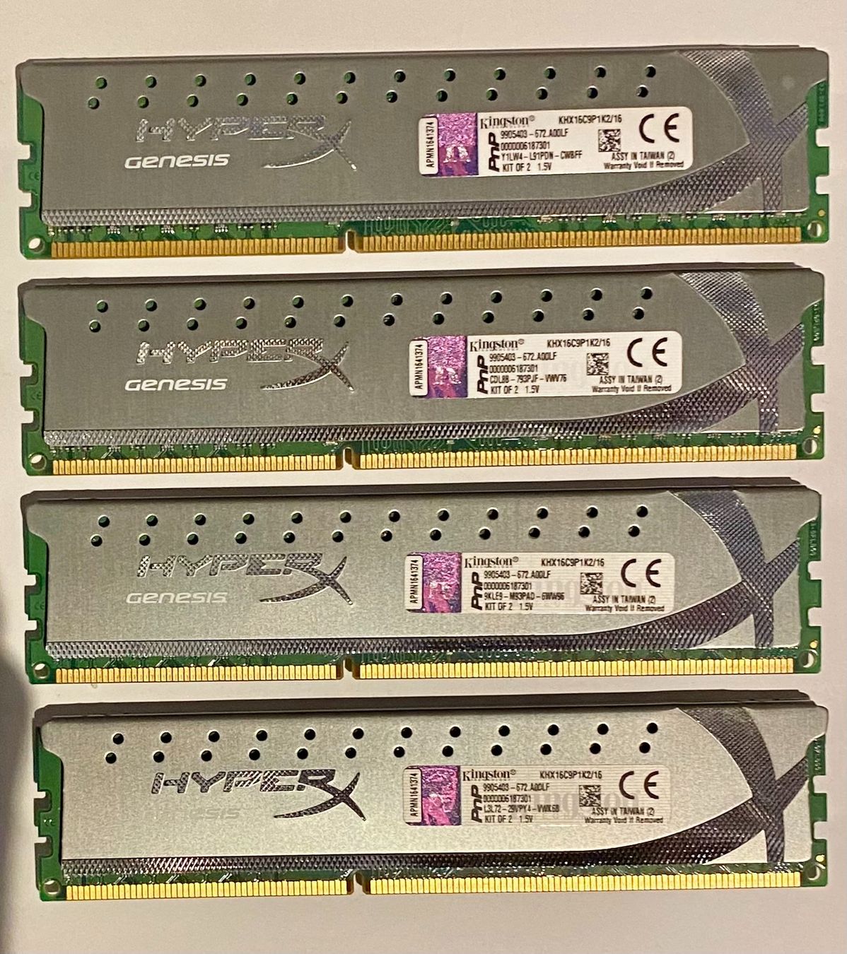 Kingston Hyper X Genesis DDR3 RAM - 32GB (4x 8GB) (Gebraucht) in ...