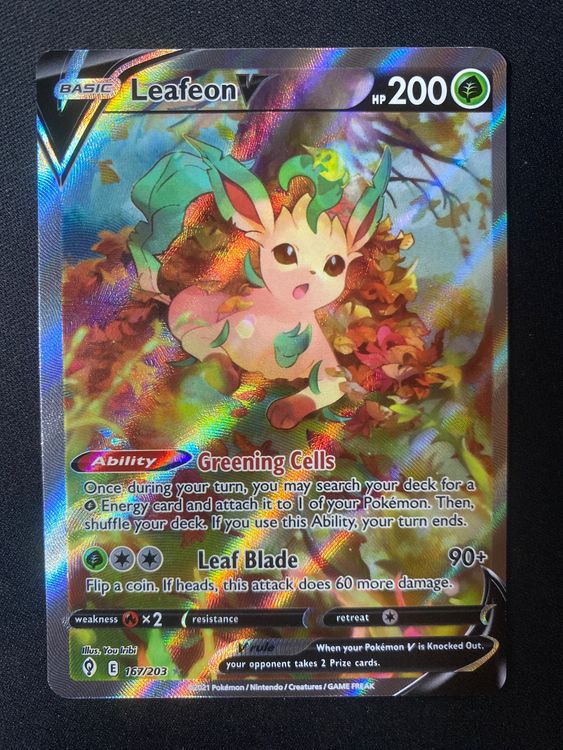 Leafeon V 167 - Folipurba V - Evolving Skies - EN (Neu (gemäss ...