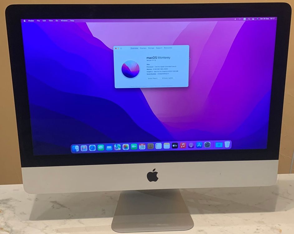 iMac 21.5 : 2,8 GHz Late 2015 - macOS Monterey - 8GB RAM 1TB | Kaufen ...