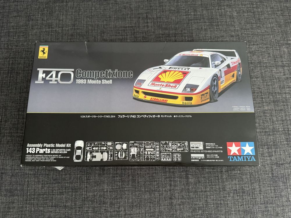 Ferrari F40 Competizione 1993 Monte Shell Tamiya (Neu (gemäss ...