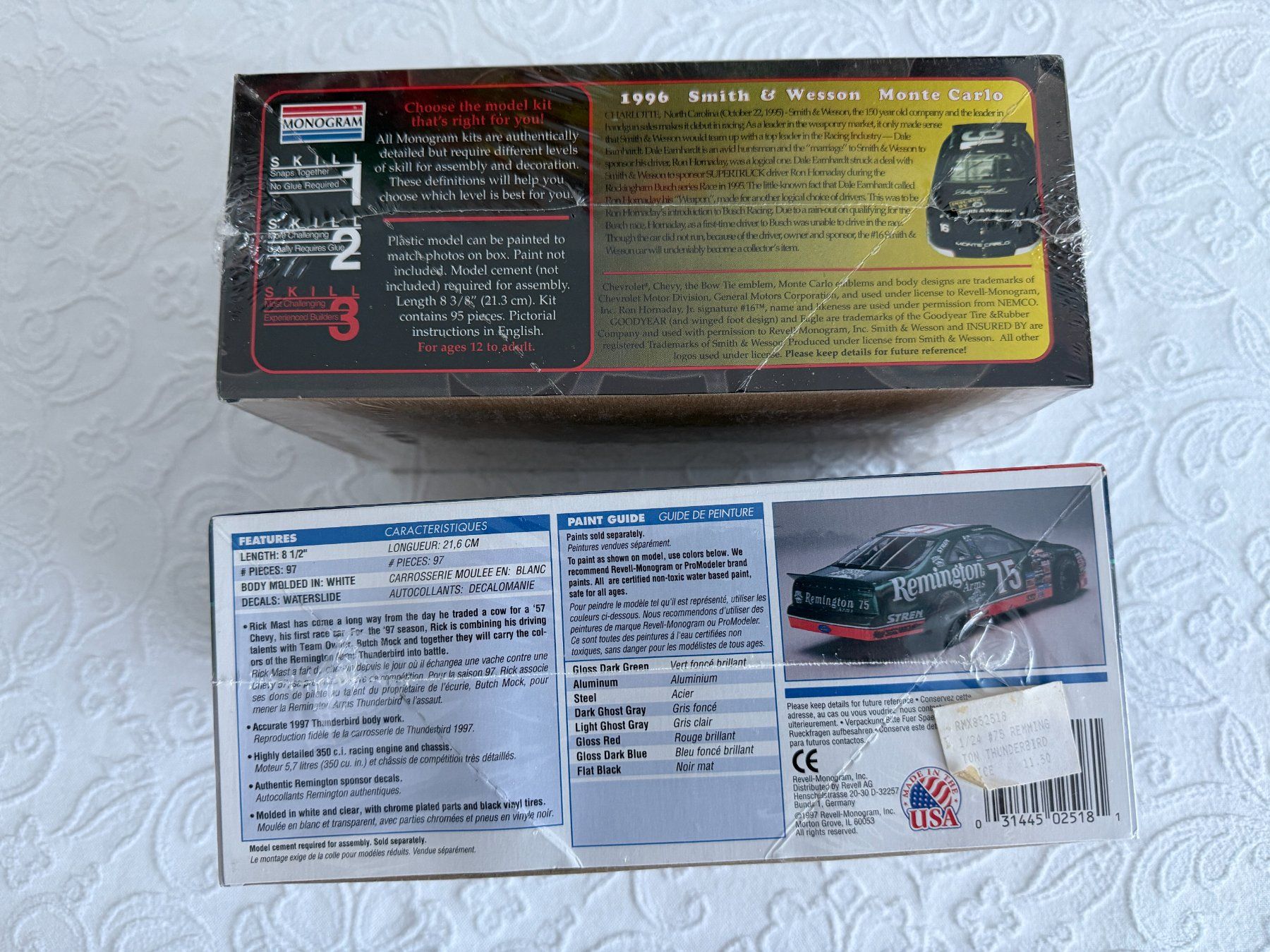 NASCAR Set Remington Ford & Smith&Wesson Chevy 1/24 Revell (Gebraucht ...