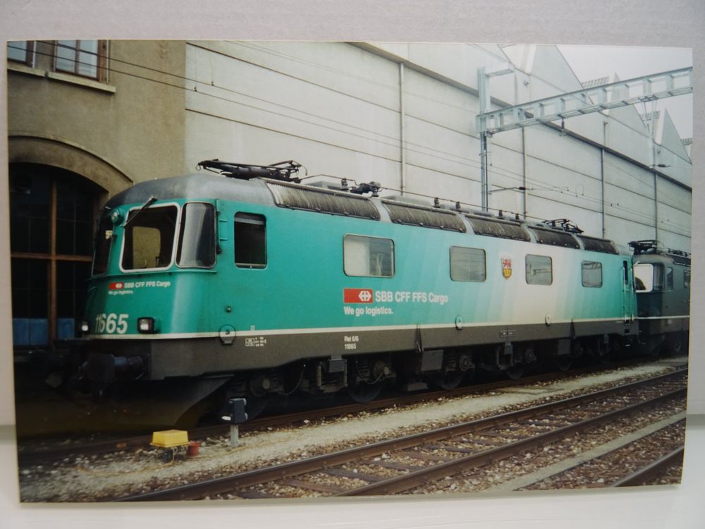 Foto Lok SBB Re 6/6 11665 "Ziegelbrücke" Bellinzona 7/2002 (Gebraucht ...