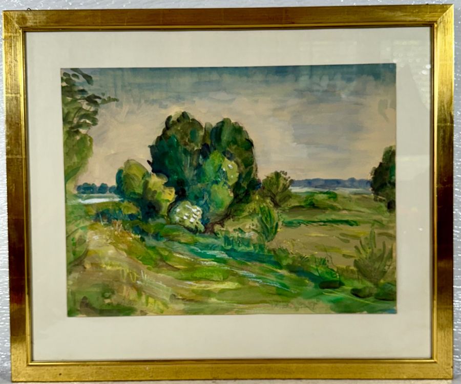 Alte Landschaft Aquarell Frühlingsstimmung unleserlich Sig. (Gebraucht) in Root für CHF 10 – mit ...