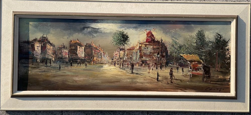 Strassenszene Gemälde unleserlich signie (Gebraucht) in Root für CHF 60 – mit Lieferung auf ...