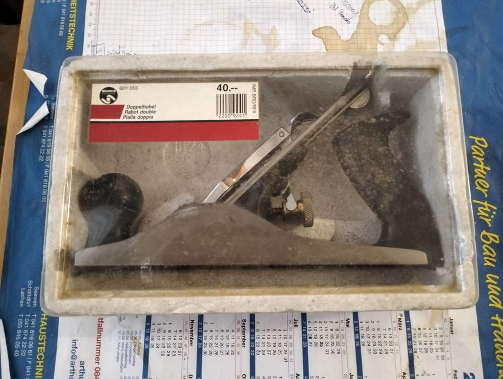 Doppelhobel Metall "Witte"-"Plano" (Gebraucht) in Wangen SZ für CHF 15 ...