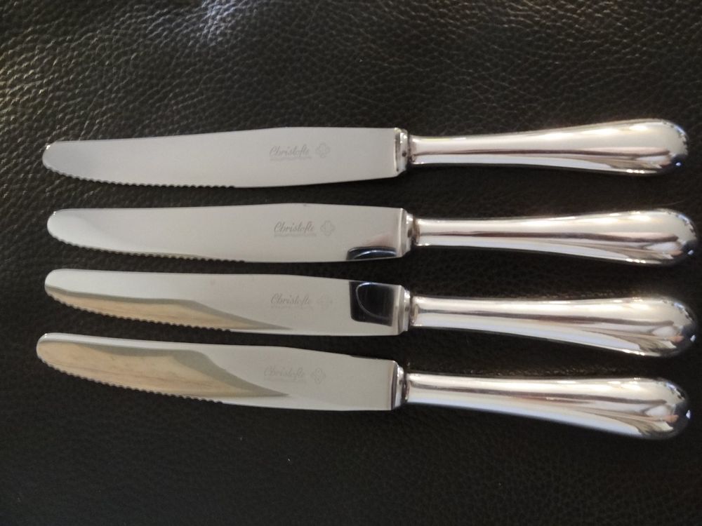 4 X GRANDE COUTEAUX CHRISTOFLE FIDELIO COMME NEUF | Kaufen auf Ricardo