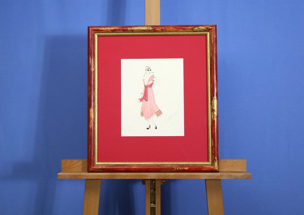 Erté 1892-1990, Aquarell/Zeichnung handsigniert, top gerahmt (Gebraucht) in Zug für CHF 480 ...