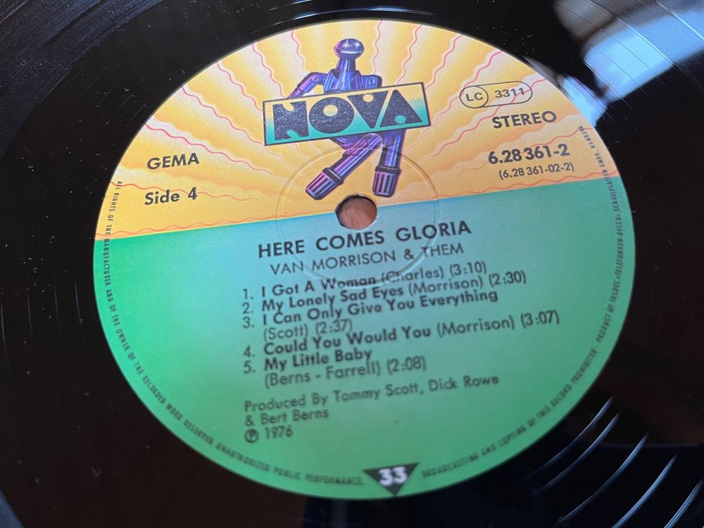 Van Morrison & Them - Here comes Gloria / DLP (Gebraucht) in Giebenach ...
