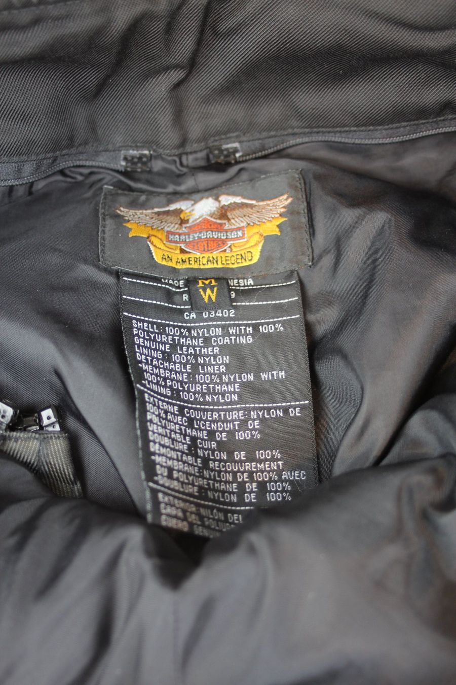 Harley-Davidson Leder/Textil Motorradhose – Grösse W (Gebraucht) in ...