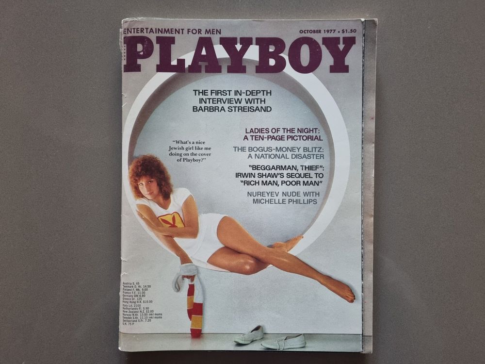 Playboy, 10.1977 Barbara Streisand, playmate Kristine Winder (Gebraucht ...