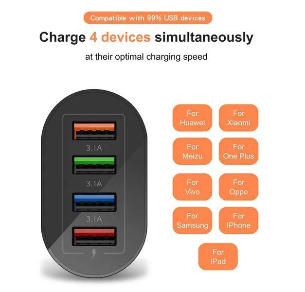 Supercharger USB-Ladegerät 4-Ports (Neu (gemäss Beschreibung)) in ...