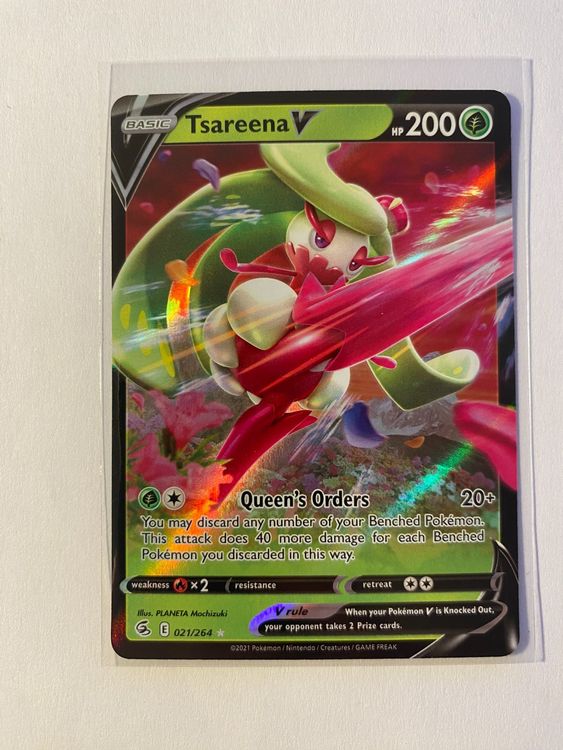 Pokemon Tsareena V 021/264 Fusion Strike EN | Kaufen auf Ricardo